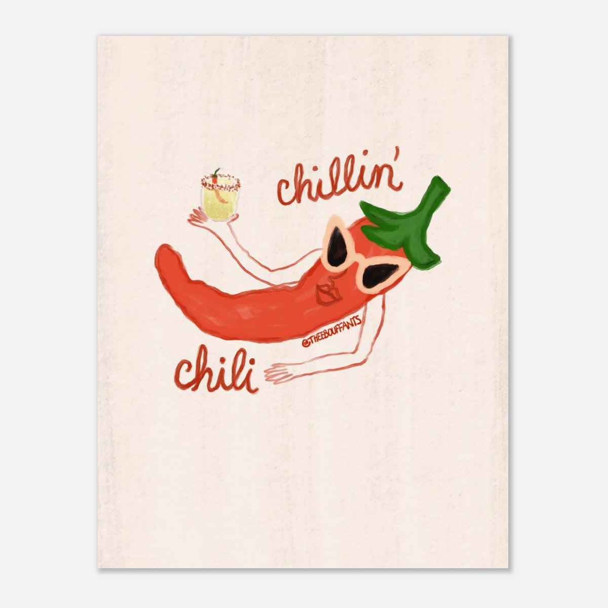 Chillin Chili Print – Bouffants And Broken Hearts