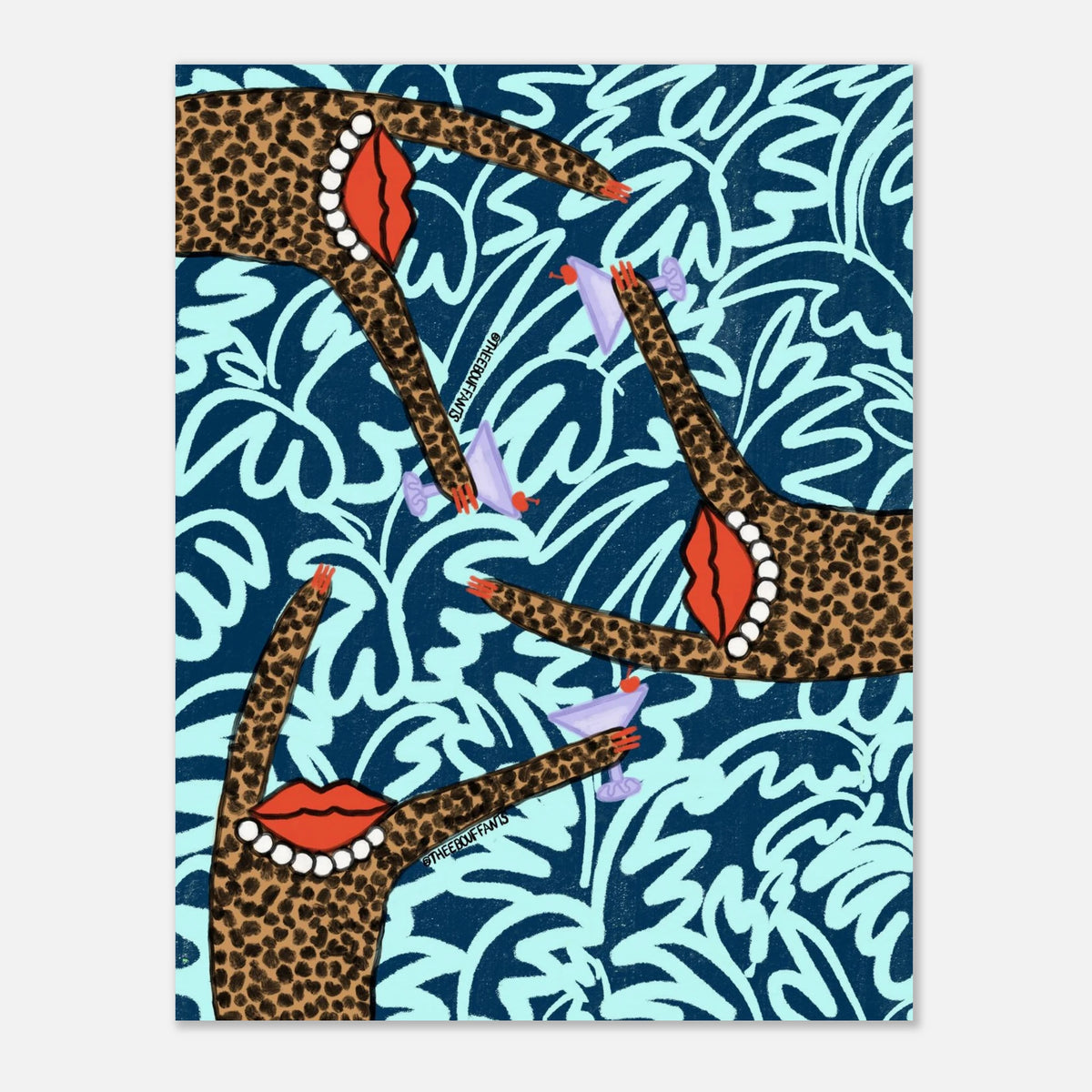 Wild Happy Hour Print – Bouffants And Broken Hearts