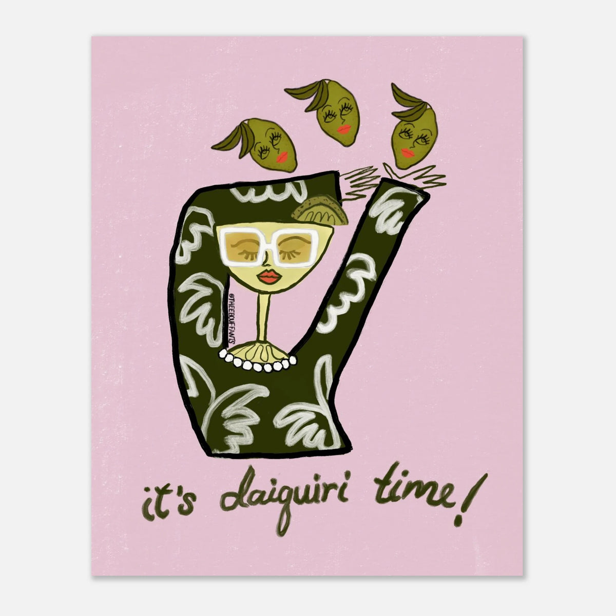 It's Daiquiri Time Print – Bouffants And Broken Hearts