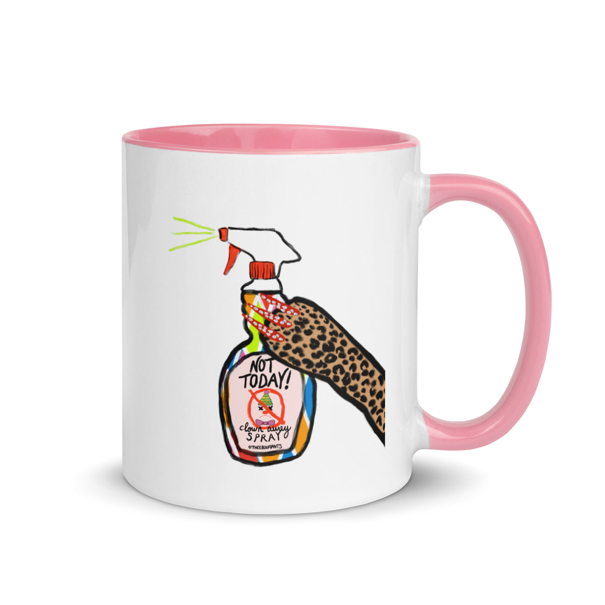Clown Away Spray 11oz Coffee Mug – Bouffants And Broken Hearts
